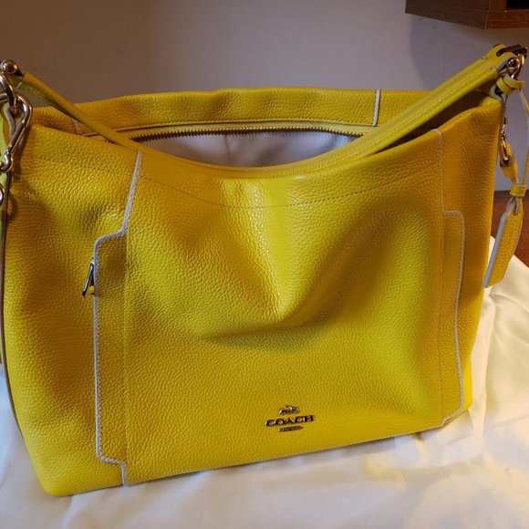 Coach | Bags | Coach Yellow Purse | Poshmark